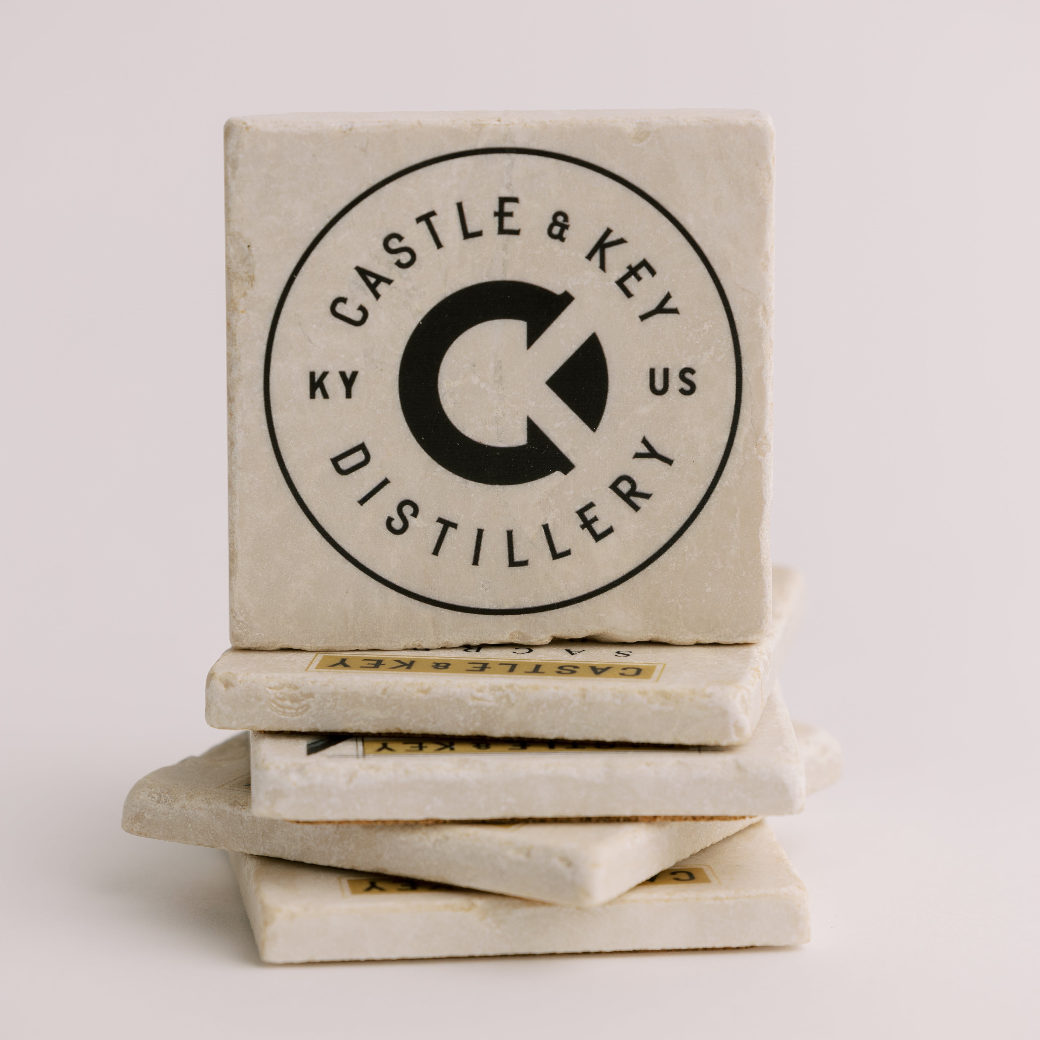 Logo Ceramic Coaster – Castle & Key Distillery