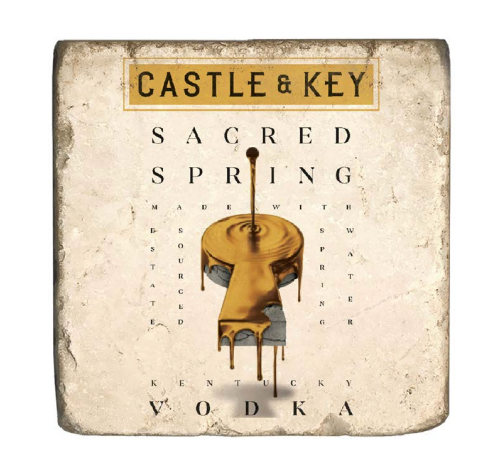 Sacred Spring Vodka Ceramic Coaster – Castle & Key Distillery