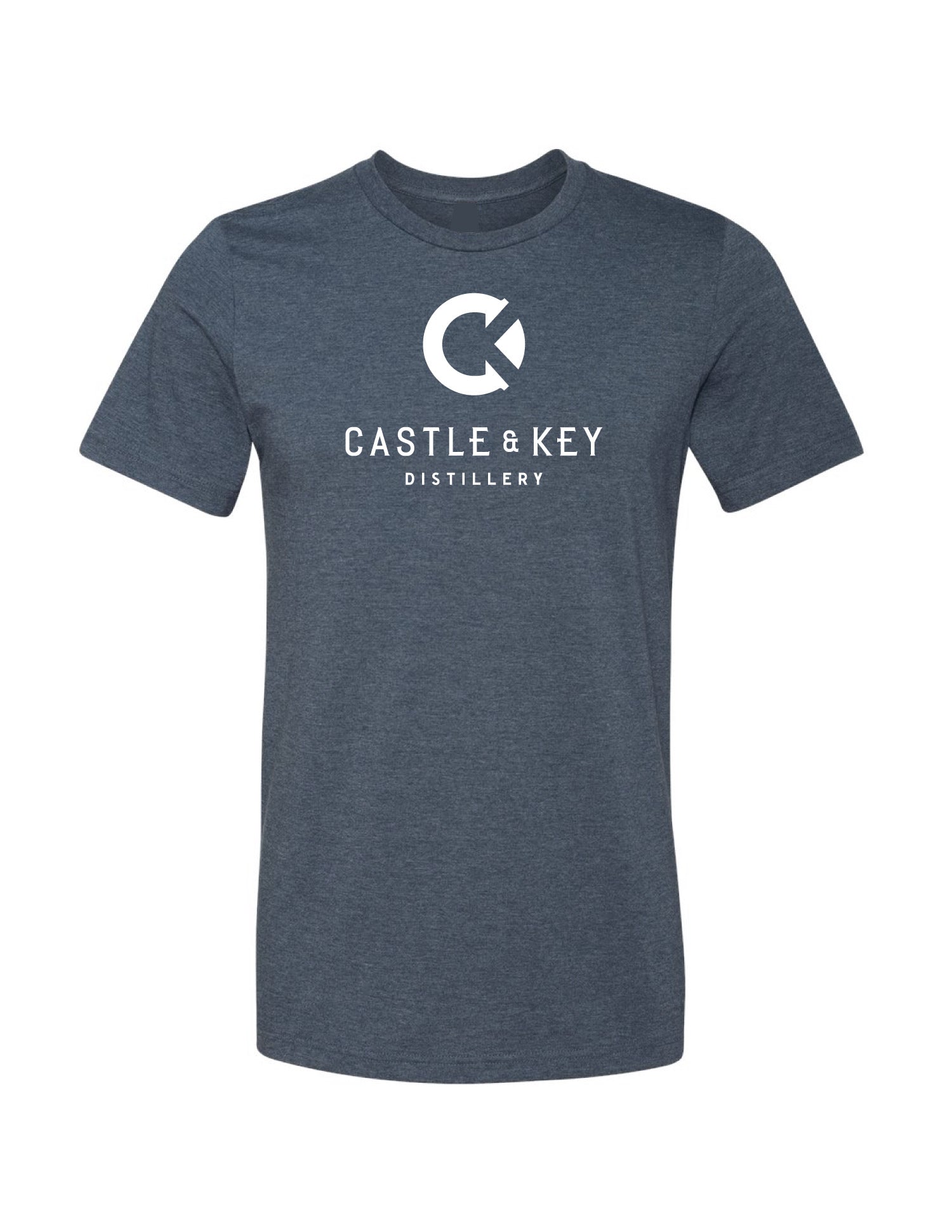 Navy Logo Tee – Castle & Key Distillery